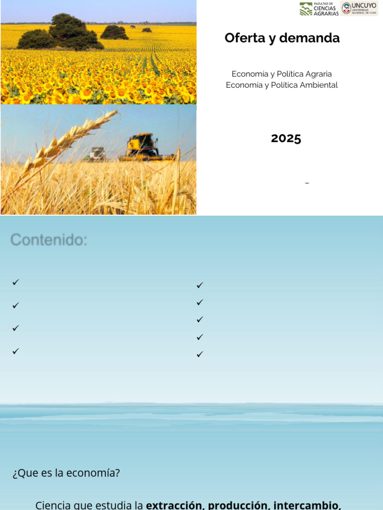 Fundamentos de Economía y Mercado | PDF | Oferta (economía) | Curva de ...