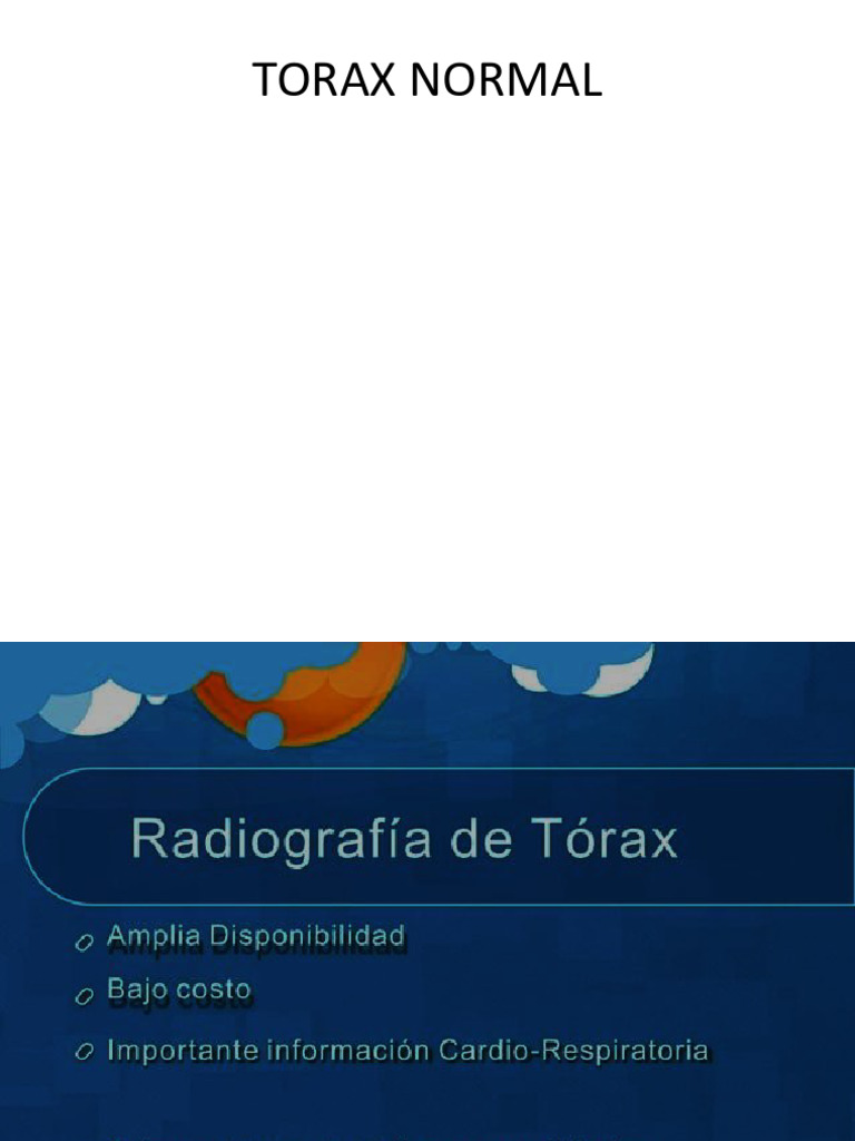 Tema 3 Torax Normal | PDF