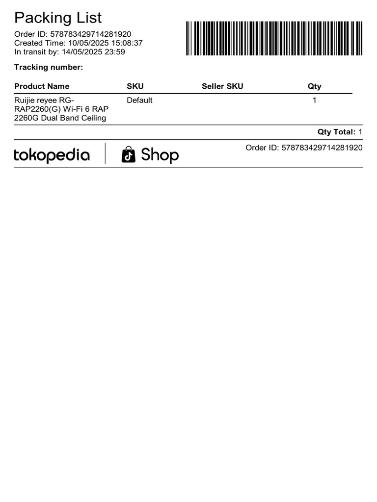 05-10 - 15-08-37 - Packing Slip | PDF
