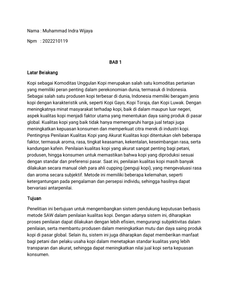 SPK Per 7 Muhammad Indra Wijaya | PDF