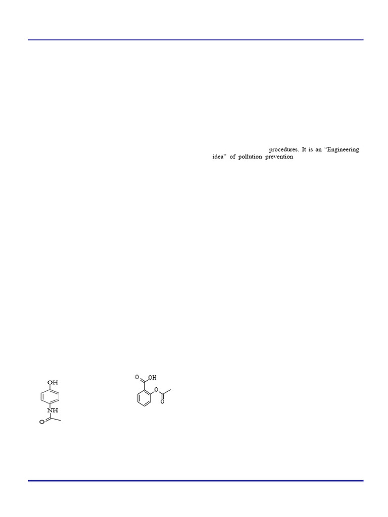 Green Synthesis of Paracetamol via Microwave | PDF | Aspirin ...