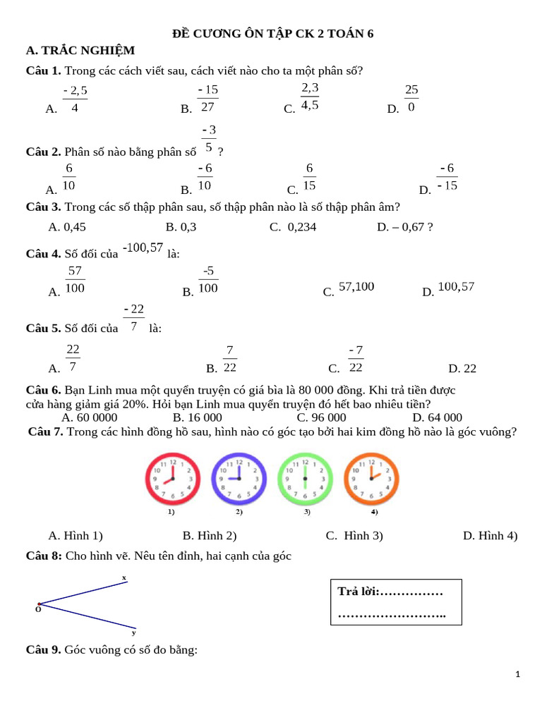 De Cuong CK 2 t6 2425 | PDF