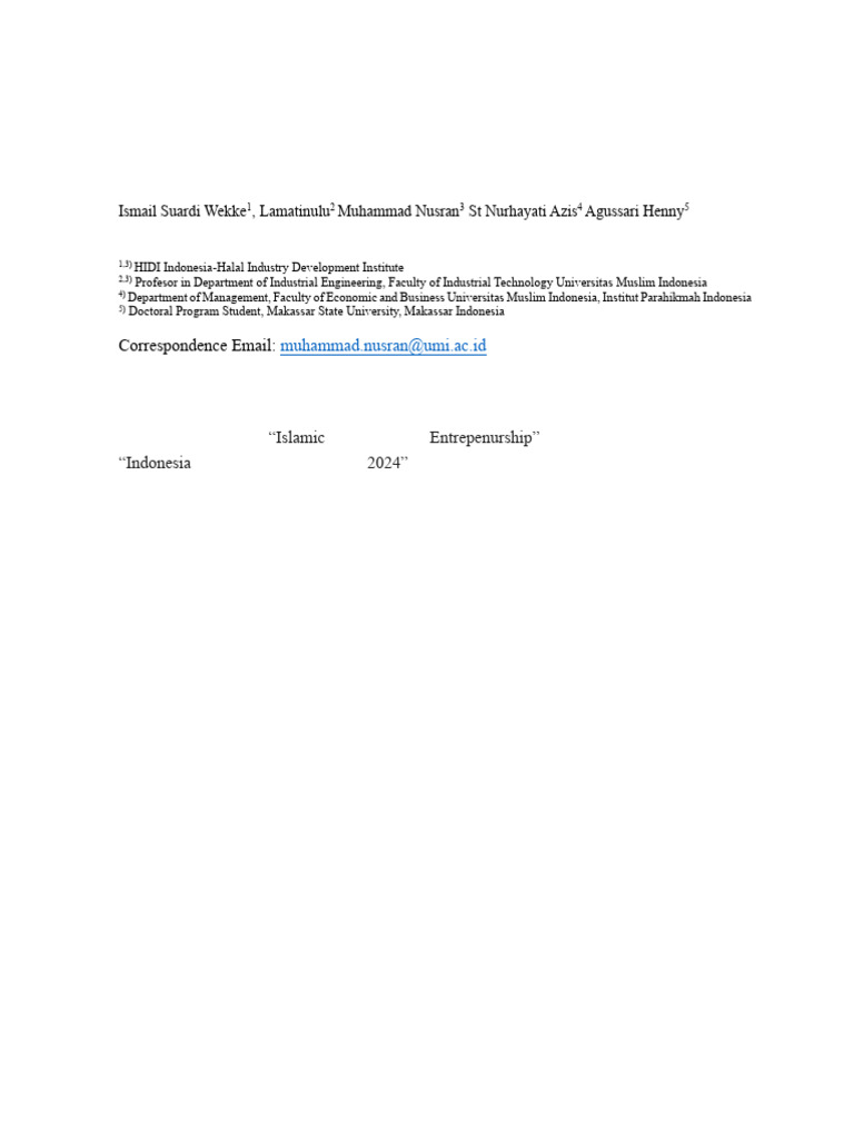Article-Building Halal Businesses-Nusran at Al | PDF | Sustainability ...