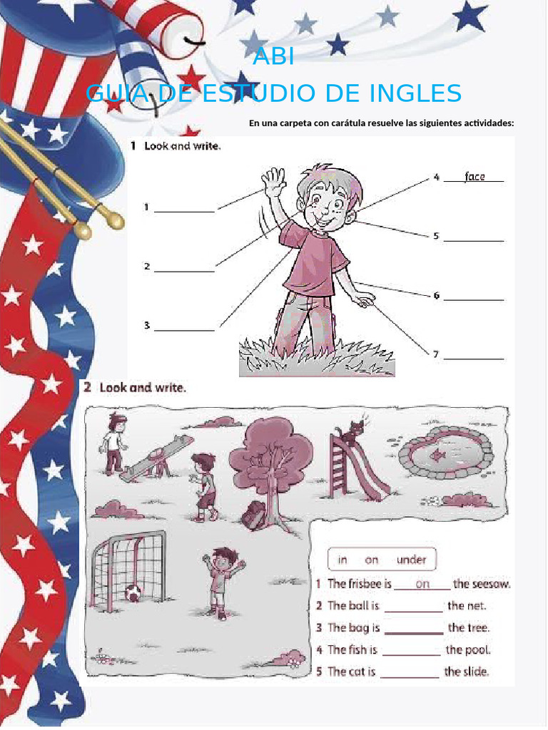 Guia de Estudio Inglés | PDF
