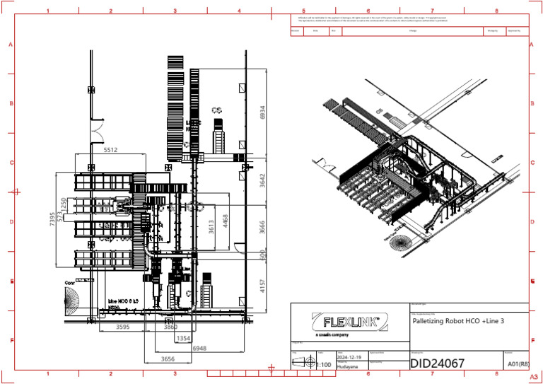 Layout Flexlink 2D (R8) Torabika Energen Palletizing Robot | PDF | Freedom Of Expression Law ...