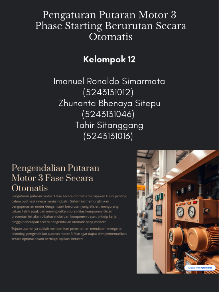 Pengendalian Putaran Motor 3 Fase Secara Otomatis - PDF 20250528 224551 0000 | PDF
