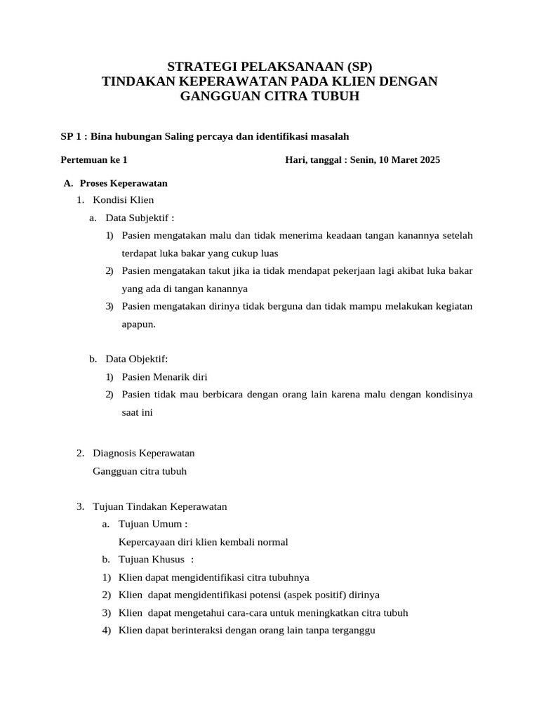 SP GGN Citra Tubuh | PDF