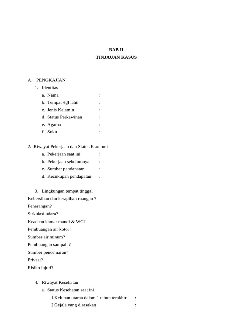 Panduan Stase Gerontik Karawang - 25 Pengkajian | PDF