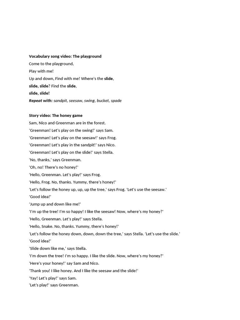 Home Practice Transcripts Level A Unit 2 | PDF