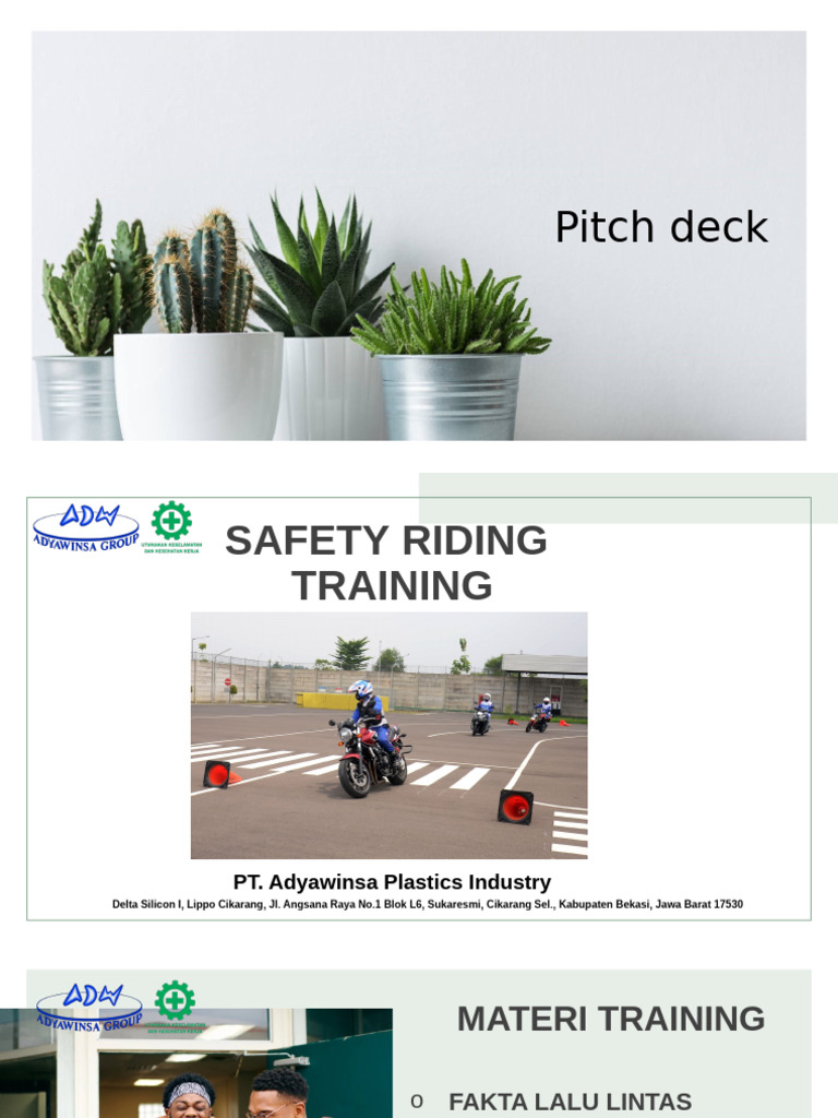 Safety Riding Training at Adyawinsa | PDF | Revenue | Business Economics
