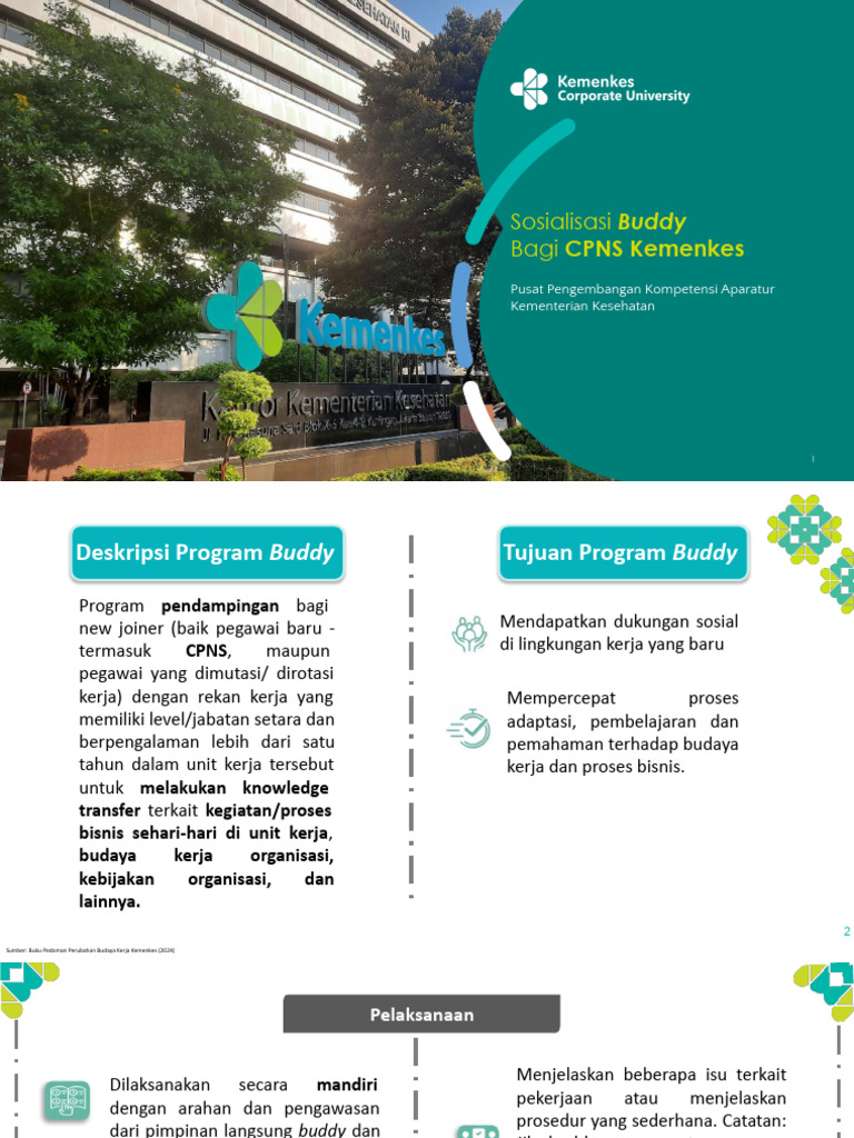 Program Buddy untuk CPNS Kemenkes | PDF