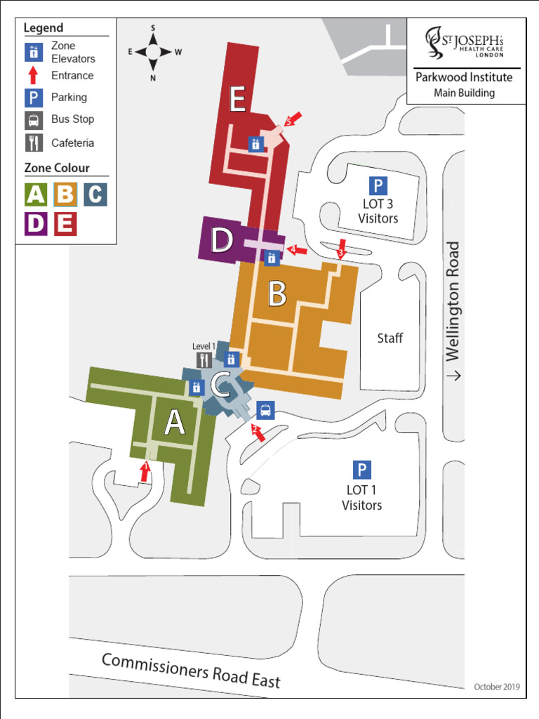 Parkwood Institute Site Map Main Building | PDF