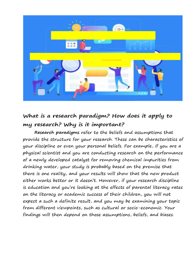 6 Research Paradigm | PDF | Methodology | Qualitative Research
