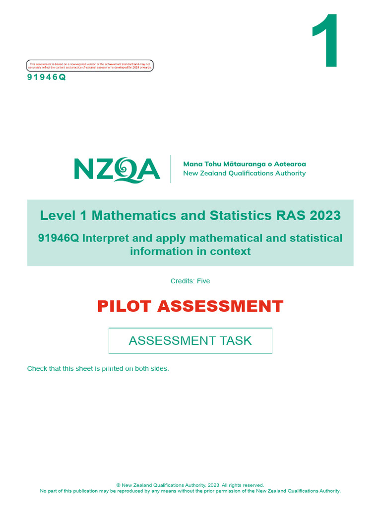 Level 1 Mathematics | PDF | Information | Climate Change