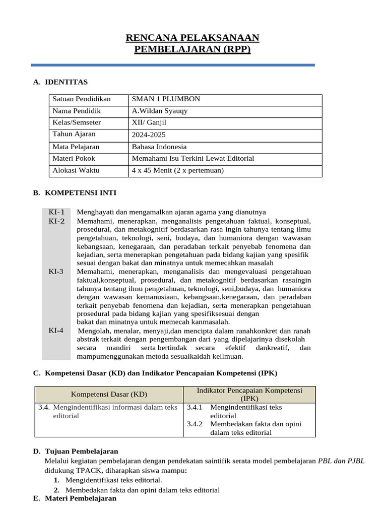 Modul Ajar M. Faqih H. | PDF