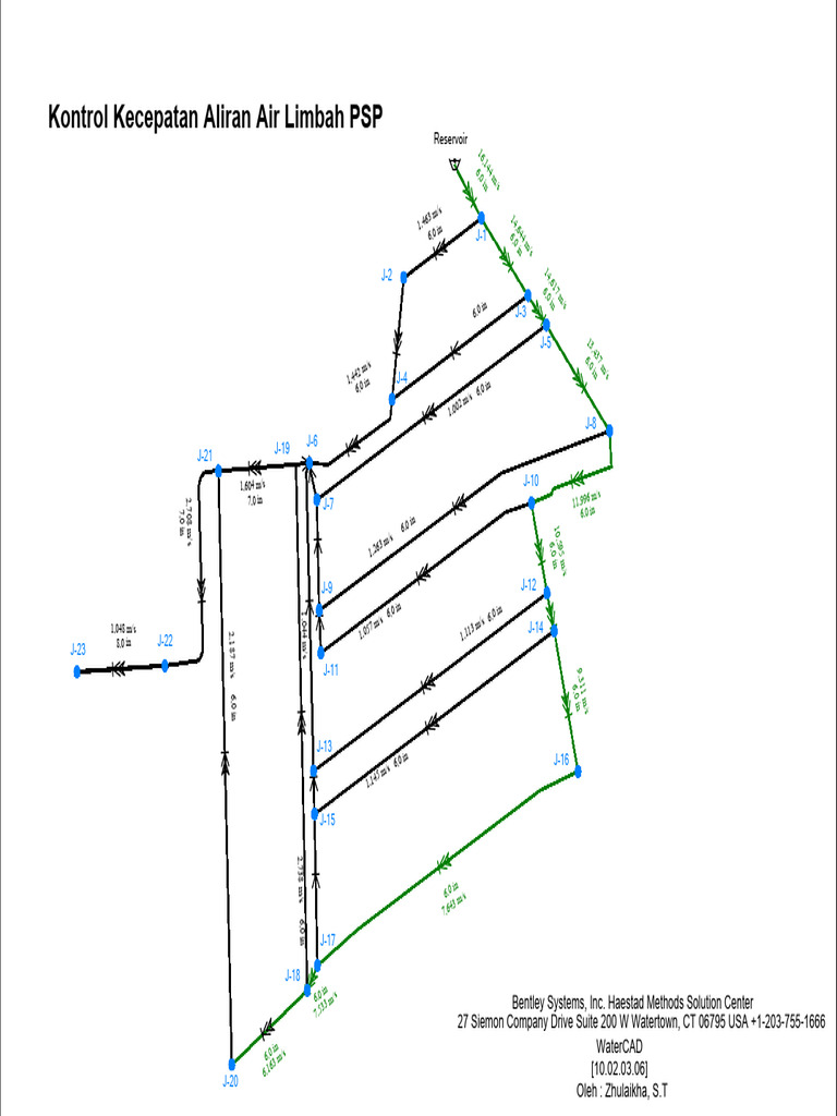 Air Bersih Wtrcad-Model1 | PDF