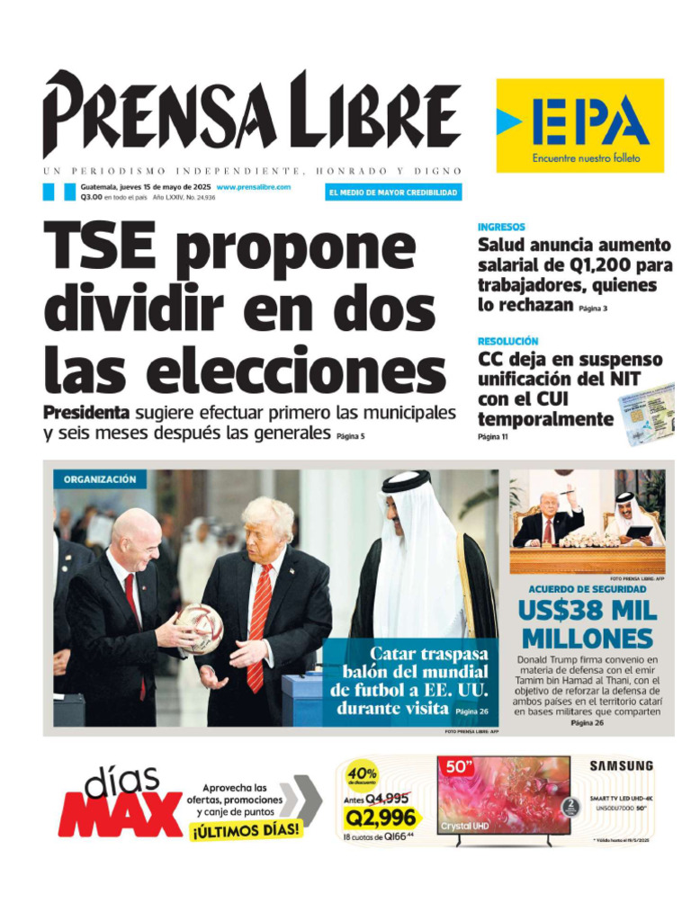 15 05 2025 Prensa Libre | PDF