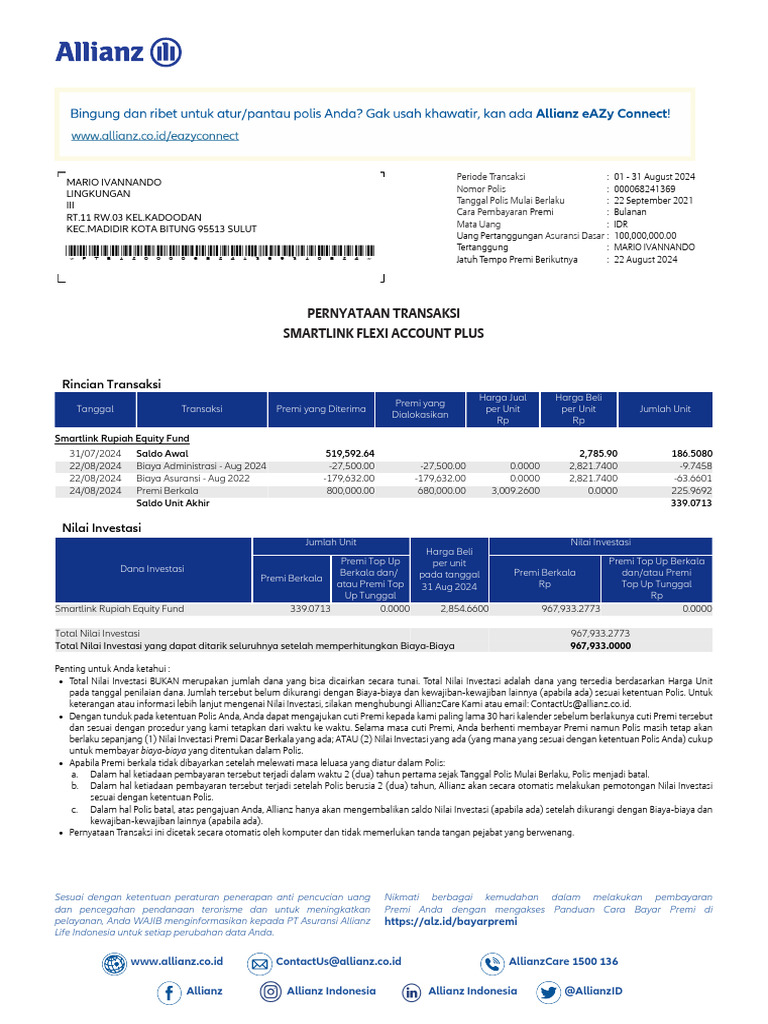 EAZy Connect Document-1728425360146702 | PDF