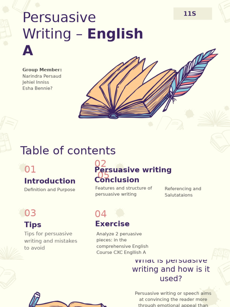 Tips for Effective Persuasive Writing | PDF | Persuasion | Cognition