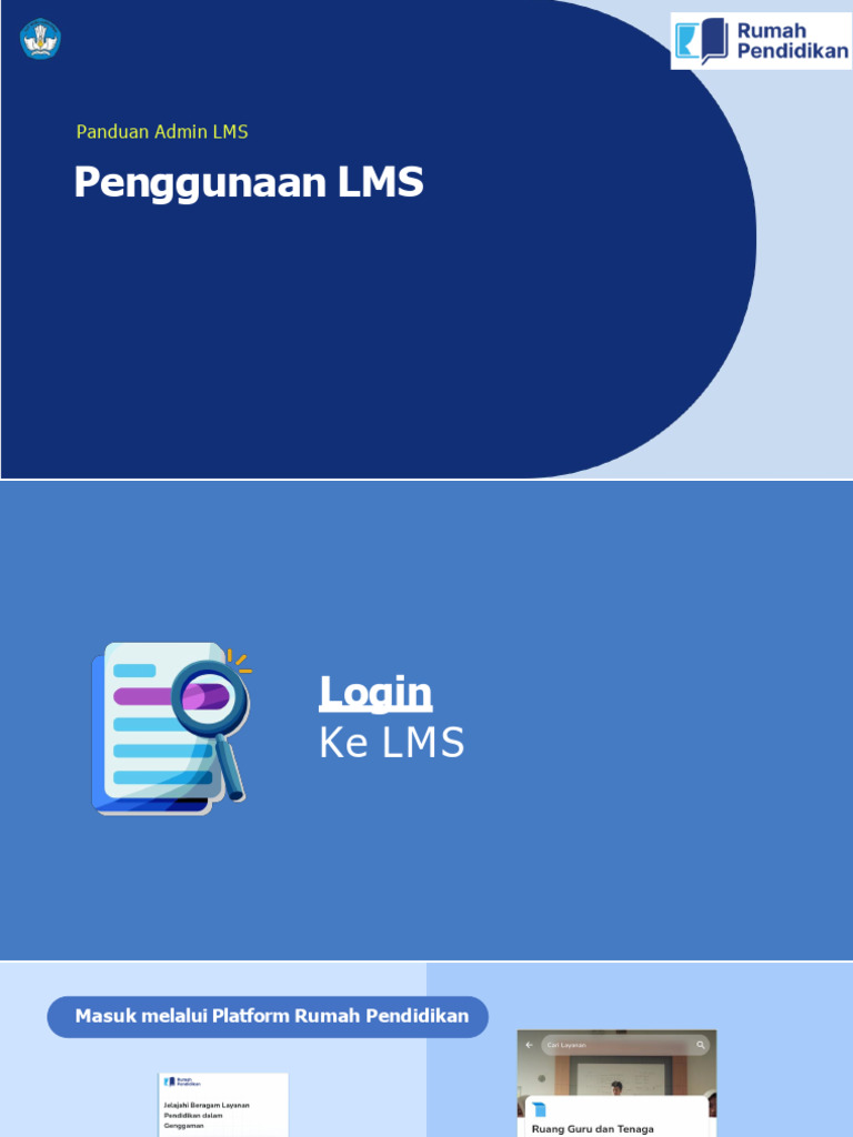 Panduan Login LMS Batch 1 | PDF