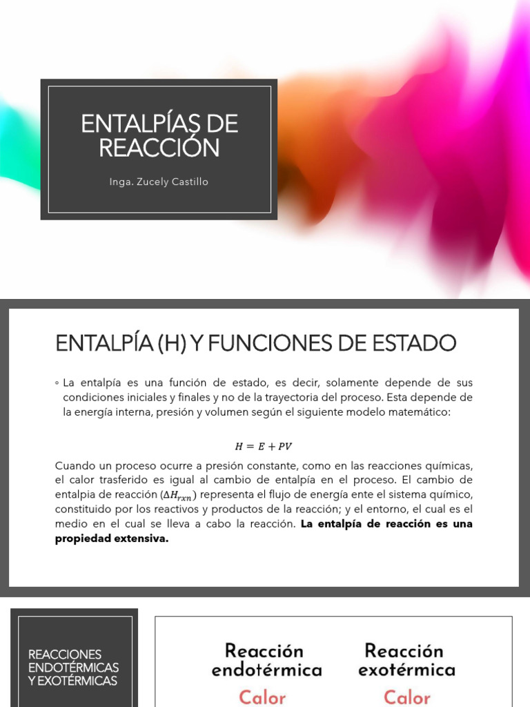 Ecuaciones Termoquímicas y Entalpía | PDF | Entalpía | Reacciones químicas