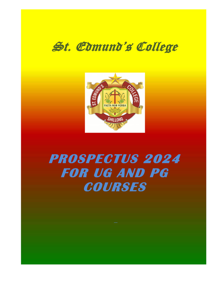 Prospectus 2024 | PDF