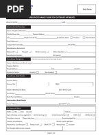 Telegraphic Transfer Application Form | PDF | Banks | Debit Card