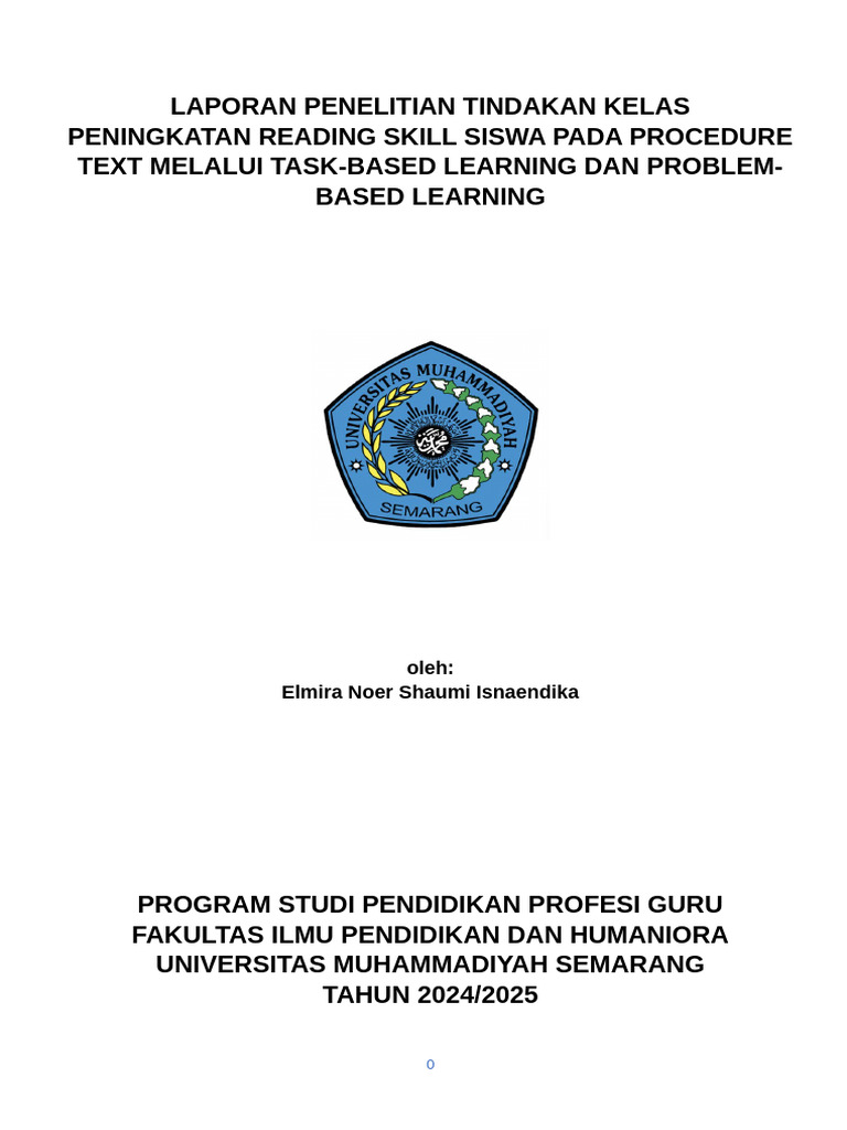 Laporan PTK PPL 2 Elmira | PDF