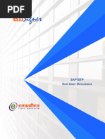 EMudhra ESign User Guide v1.2 | PDF | Authentication | Cyberspace