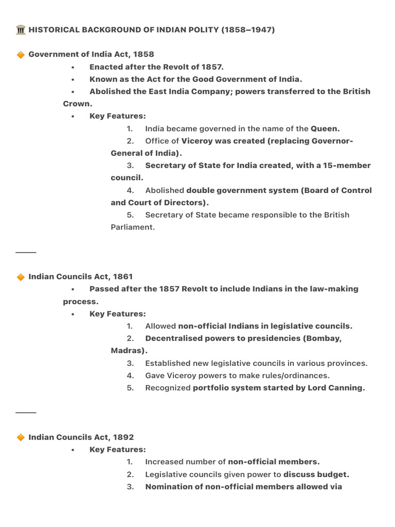 Crown Rule (1858-1947) | PDF | Government | British India