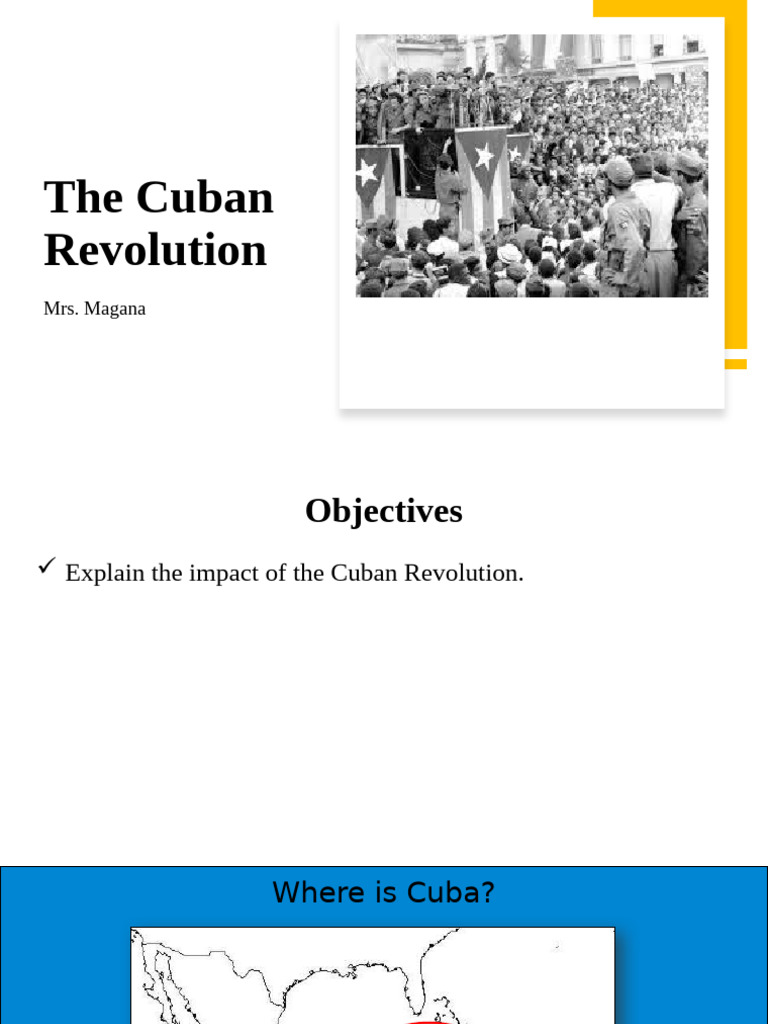 1. The Cuban Revolution- Caribbean History | PDF | Cuba | Fidel Castro