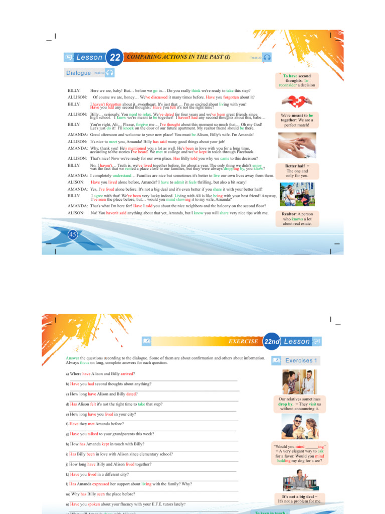22 Presente Perfecto | PDF | Perfect (Grammar) | Grammar