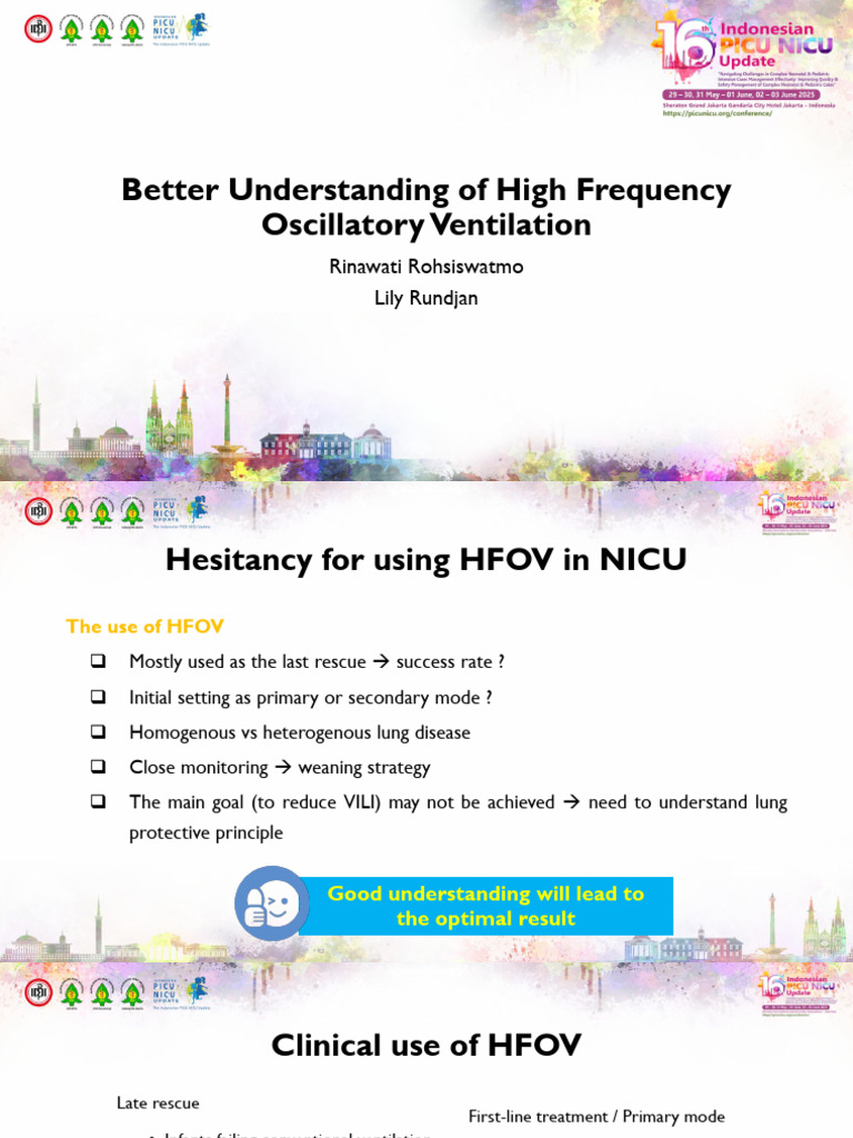 Better Understanding of High Frequency Oscillatory Ventilation | PDF ...