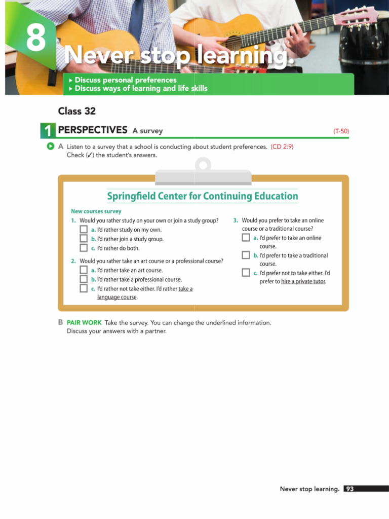 Would Rather Vs Would Prefer | PDF