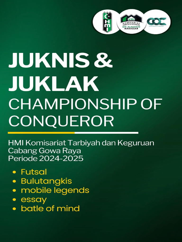 Juknis Coc 2024-1 | PDF