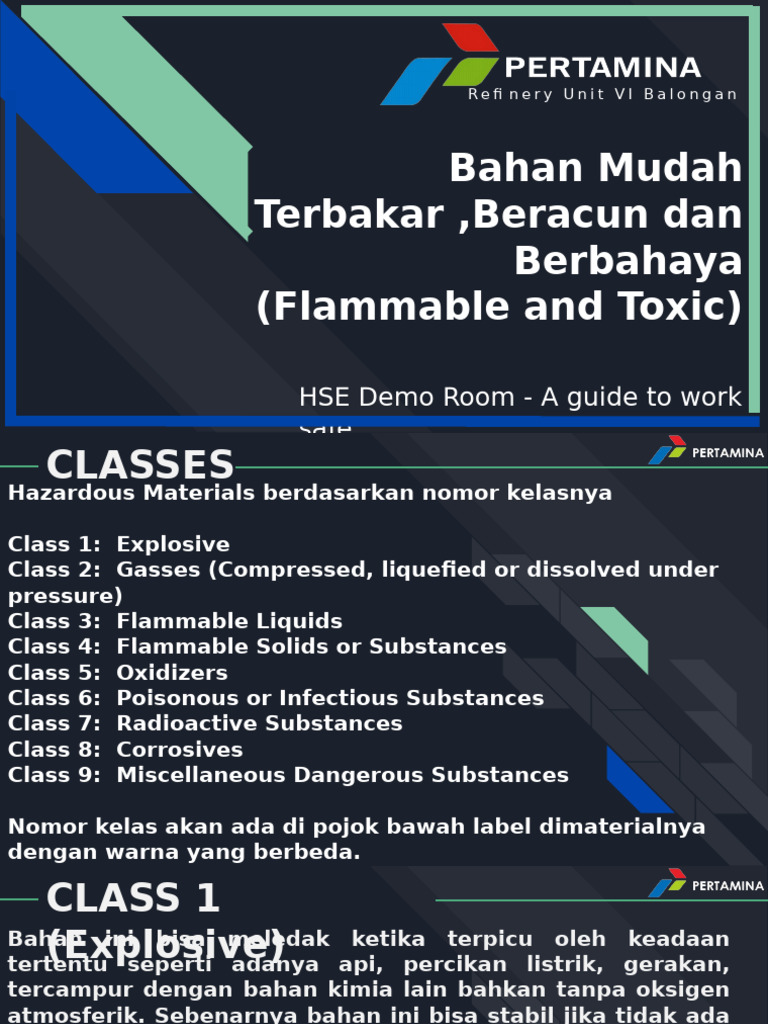 Gas Mudah Terbakar Dan Gas Beracun (Flammable and Toxic Gases) | PDF