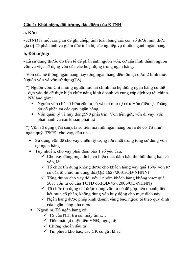 Đề-cương-KTNH | PDF