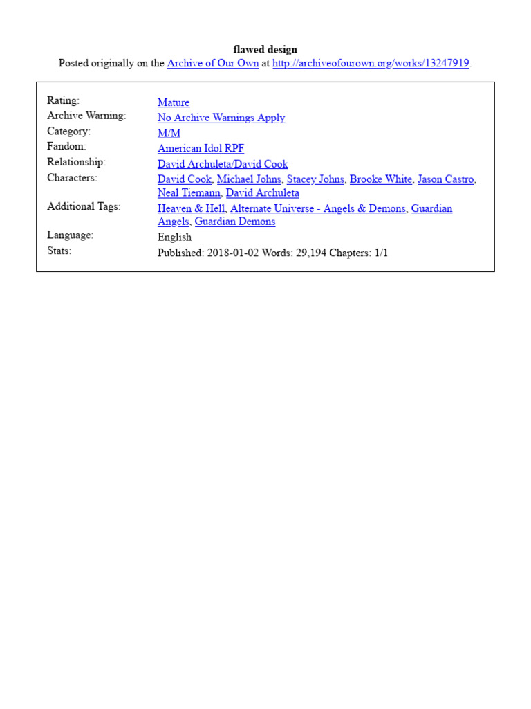 Flawed Design | PDF