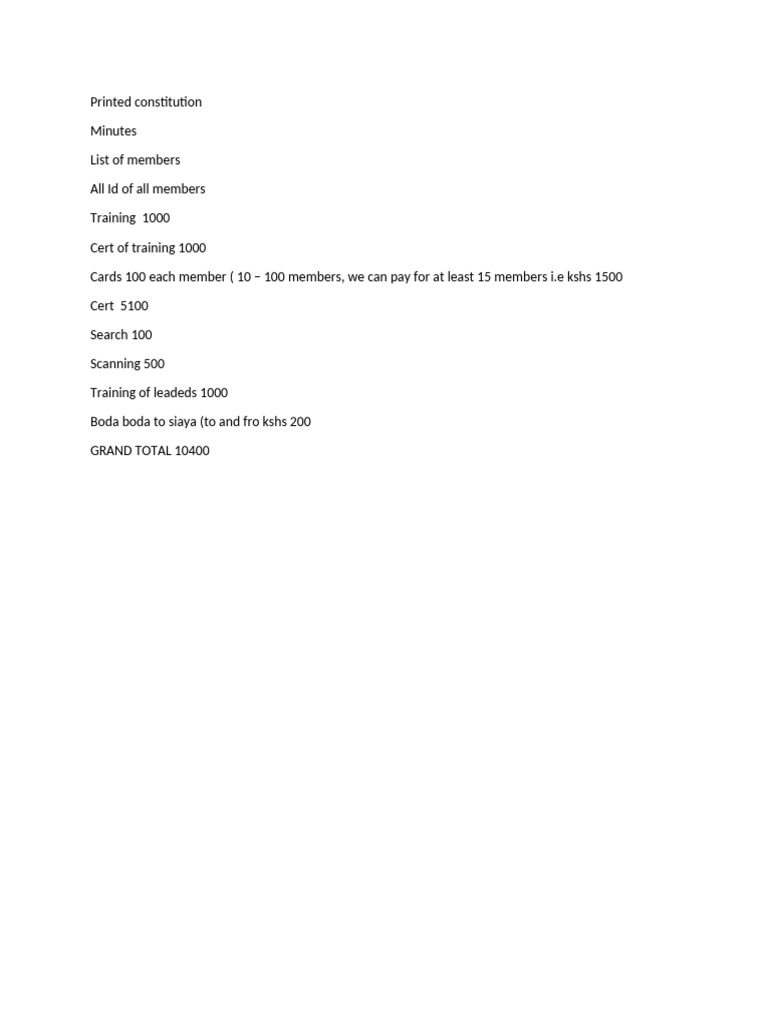 Cbo Registration | PDF