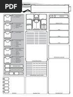 D&D 5E Character Sheet Template | PDF | Leisure | Nature