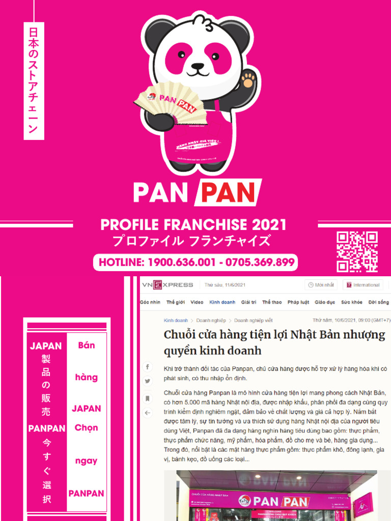 Profile Franchise Panpan 10.2021 ( Panpan フランチャイズプロフィール 2021) | PDF