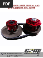 GX9 Baja CVT Specification Overview | PDF | Machines | Land Vehicles