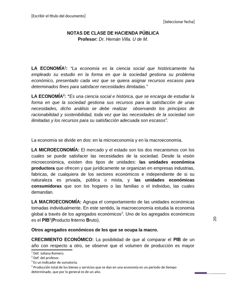 Introducción A La Hacienda Pública Y Economía Pdf Bienes Capitalismo
