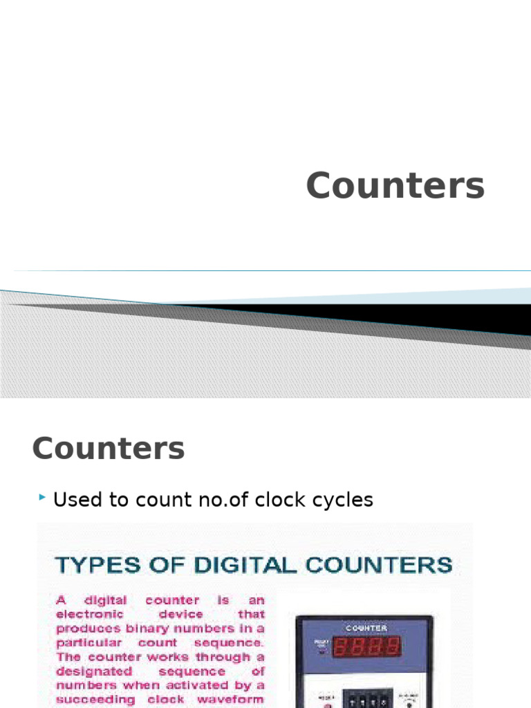 Counters | PDF
