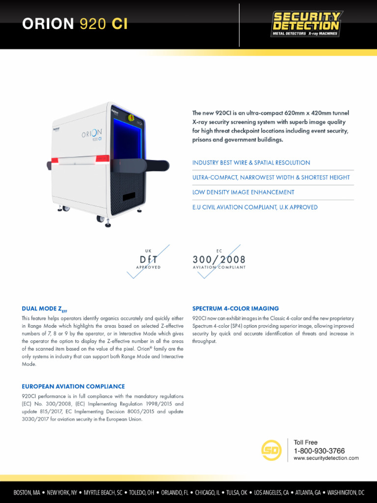 ORION920CI | PDF