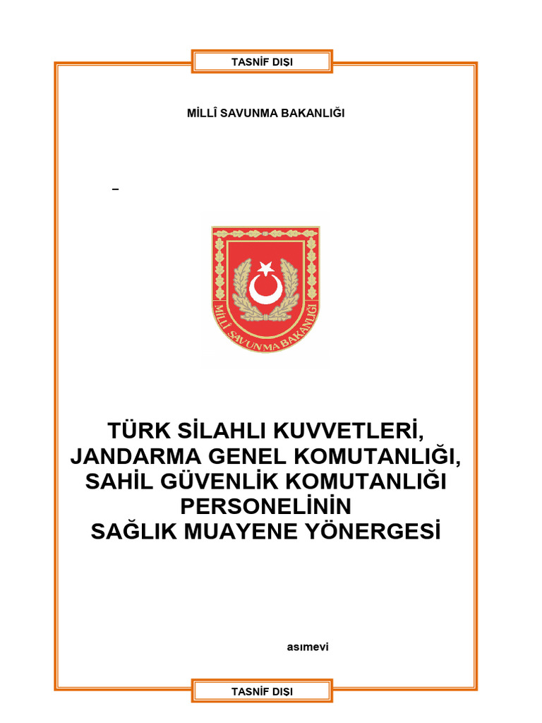 Msy 33-3 Yönerge | PDF