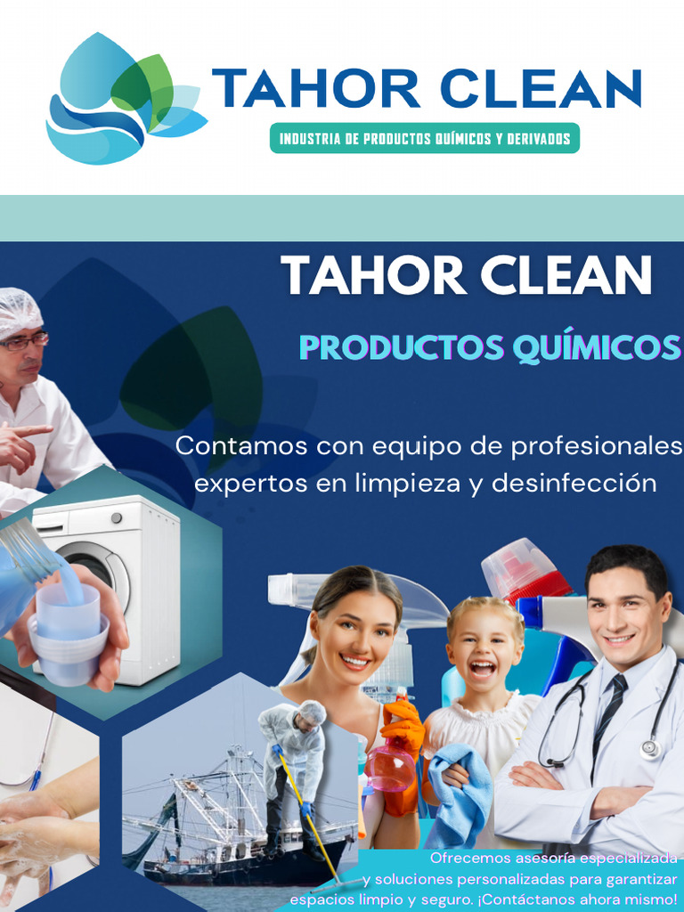 Catálogo de TAHOR CLEAN PDF | PDF | Jabón | Detergente