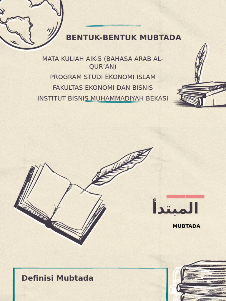 Materi Per-3 Bentuk-Bentuk Mubtada | PDF