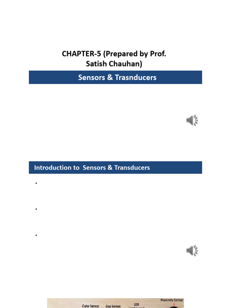 05 Sensors And Transducers Notes Pdf Sensor Inductance