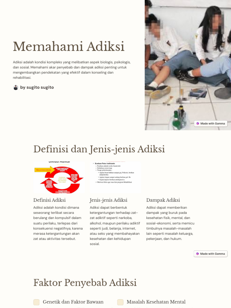 Memahami Adiksi dan Dampaknya | PDF